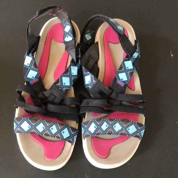 Ryka | Shoes | Ryka Womens Sandals Navy Blue And Turquoise Pinkgrey ...